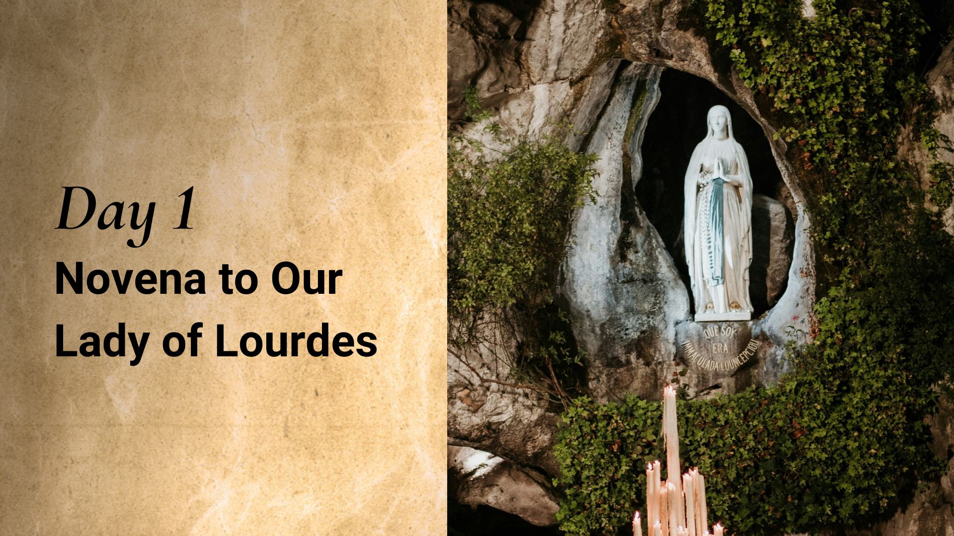 Novena to Our Lady of Lourdes - Following Padre Pio