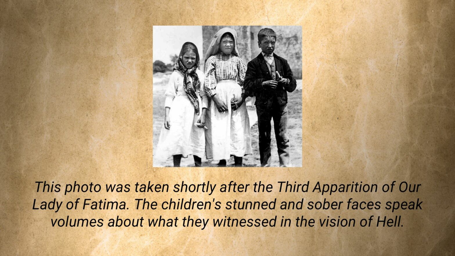 The Third Apparition of Our Lady of Fatima - Following Padre Pio